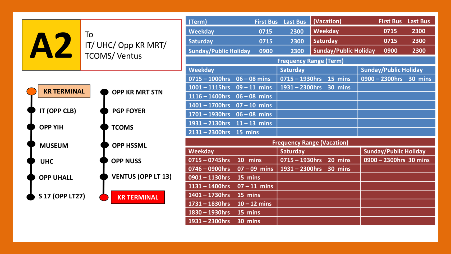 Internal Shuttle Bus - NUS UCI