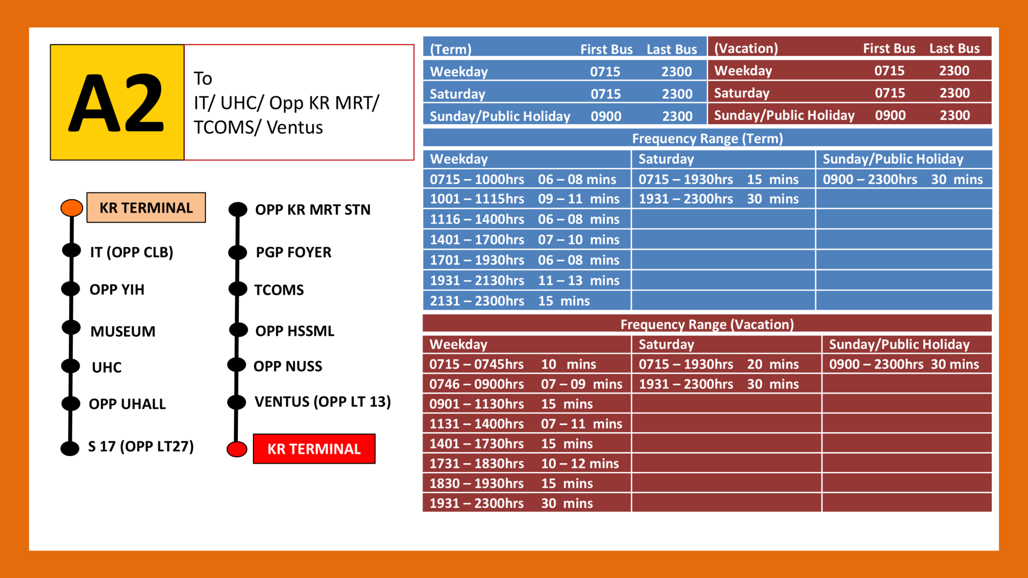 Internal Shuttle Bus - NUS UCI
