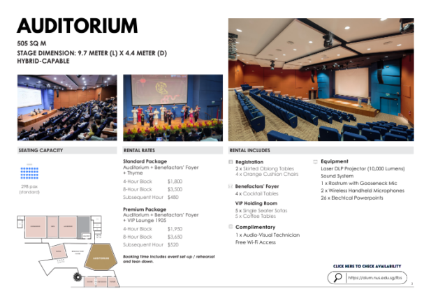 SFAH Facilities - NUS UCI